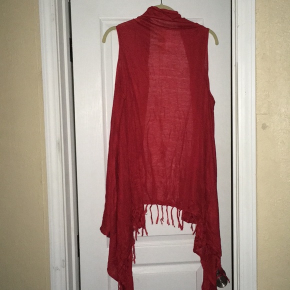 Jackets & Coats | Nwt Collection Eighteen Red Vestwrap | Poshmark